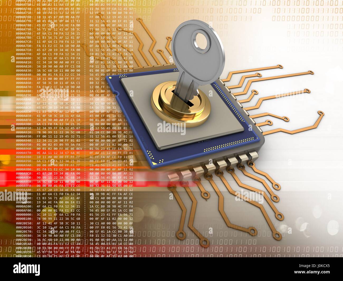 3d illustration of modern computer chip processor Stock Photo - Alamy