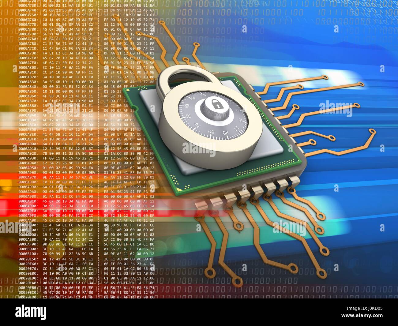 3d illustration of modern computer chip processor Stock Photo - Alamy