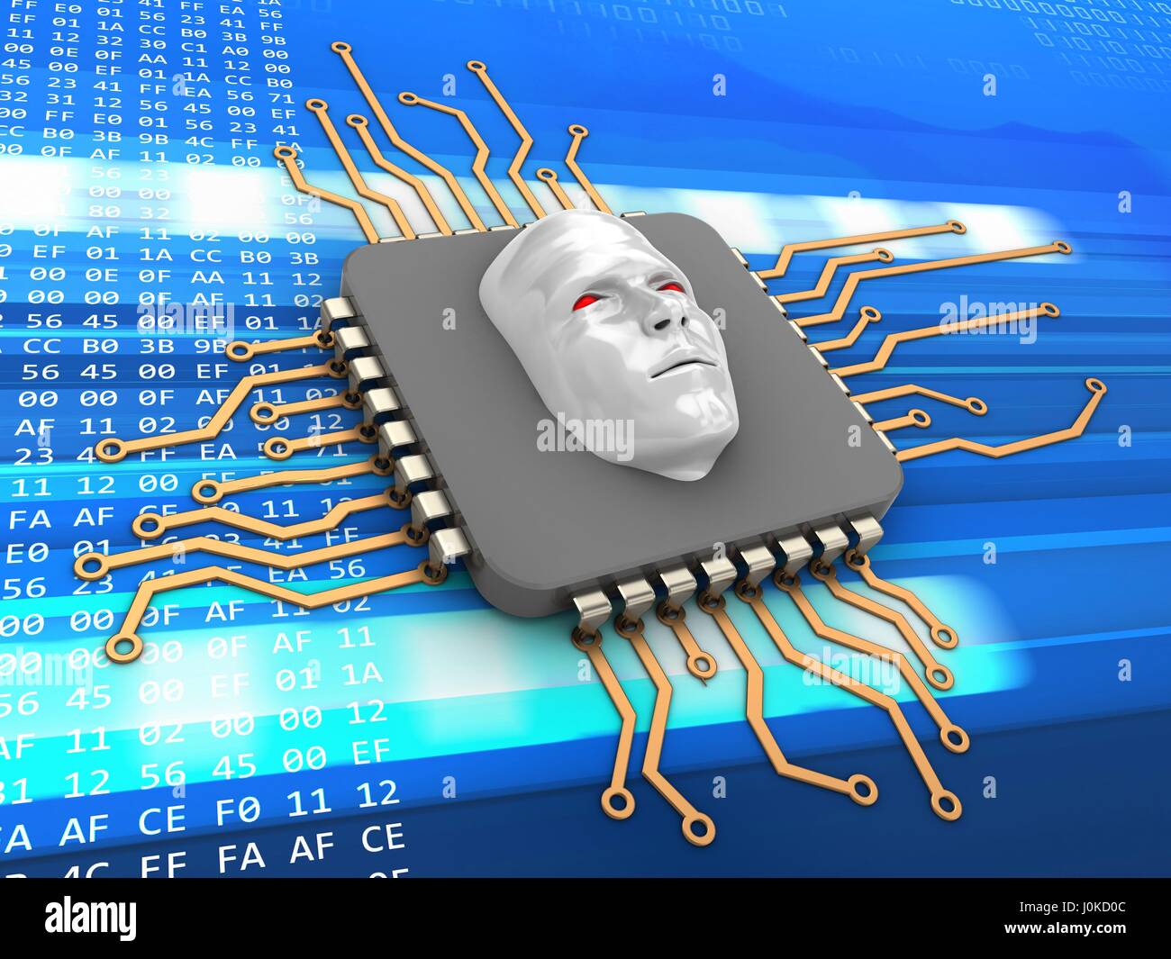 3d illustration of modern computer chip processor Stock Photo - Alamy
