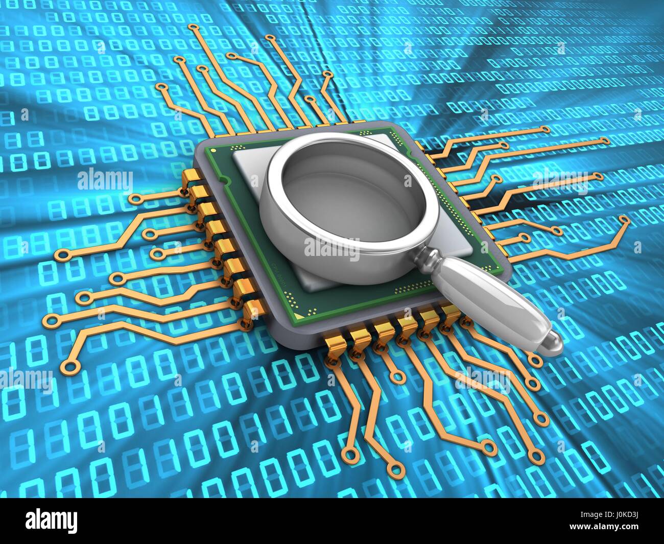 3d illustration of modern computer chip processor Stock Photo - Alamy