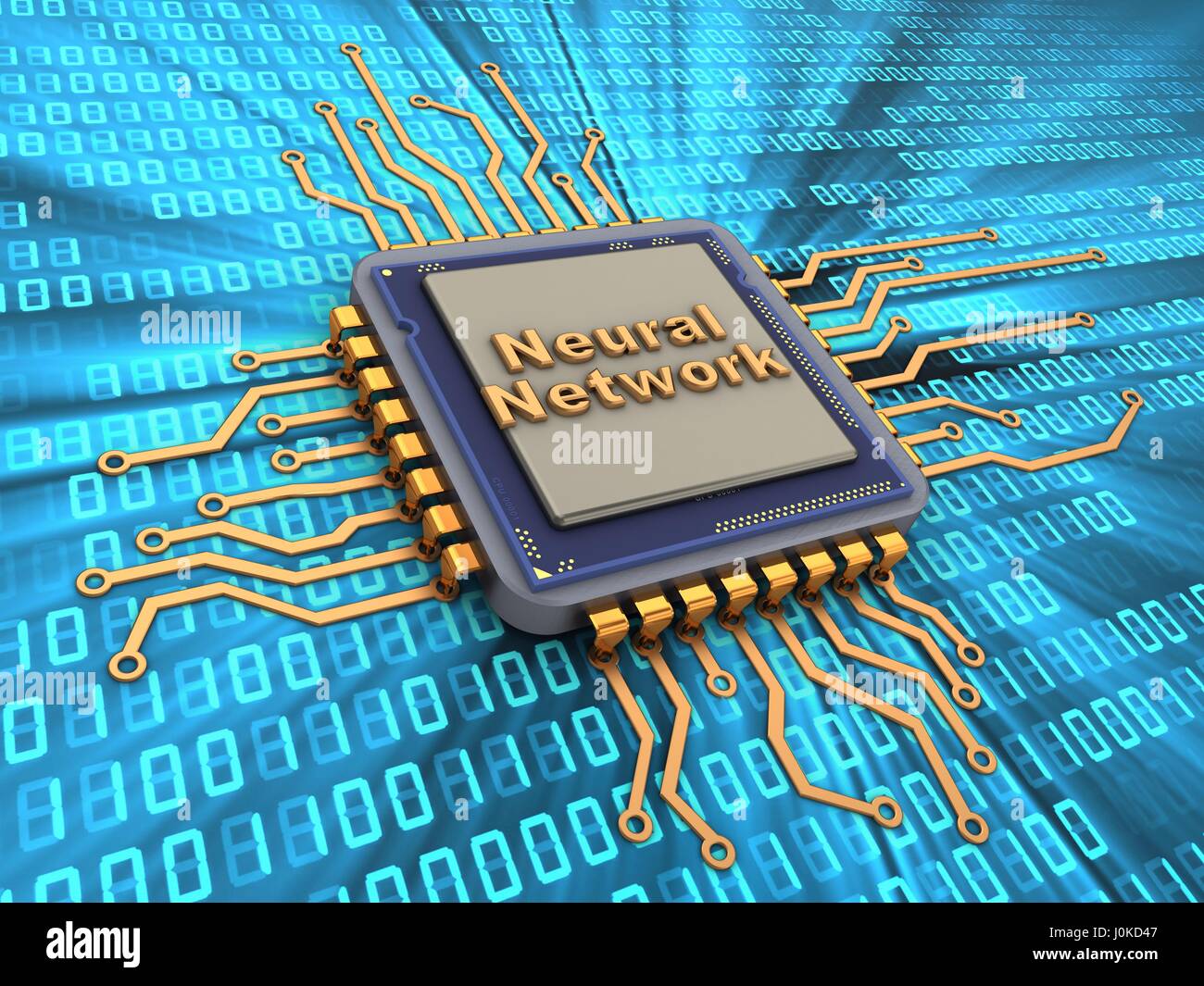 3d illustration of modern computer chip processor Stock Photo - Alamy