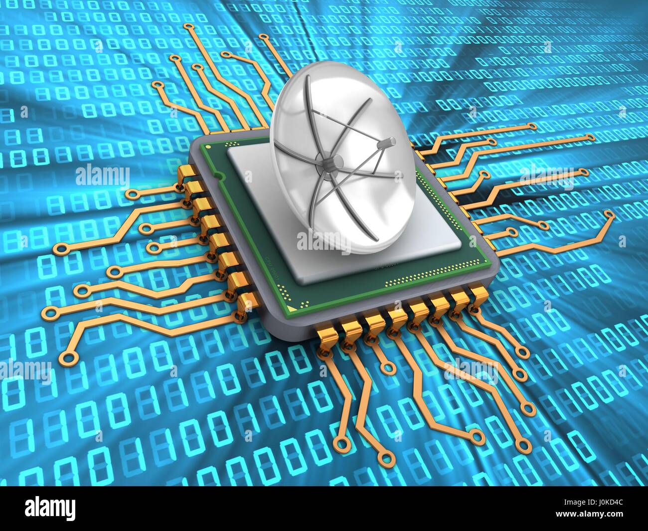 3d illustration of modern computer chip processor Stock Photo - Alamy