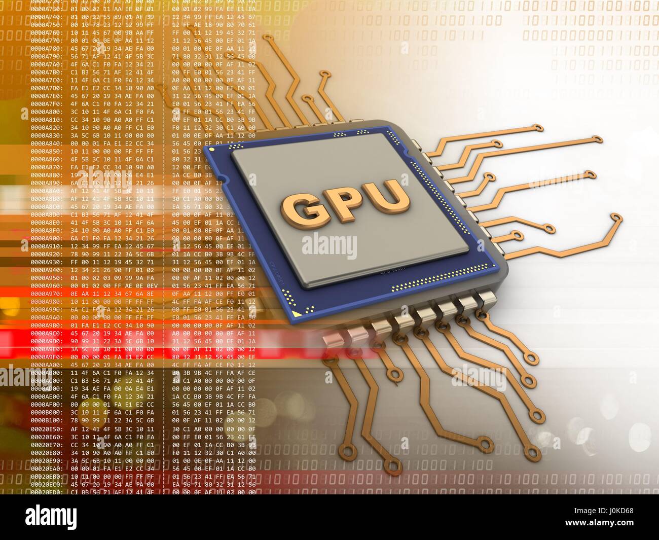 3d illustration of modern computer chip processor Stock Photo - Alamy