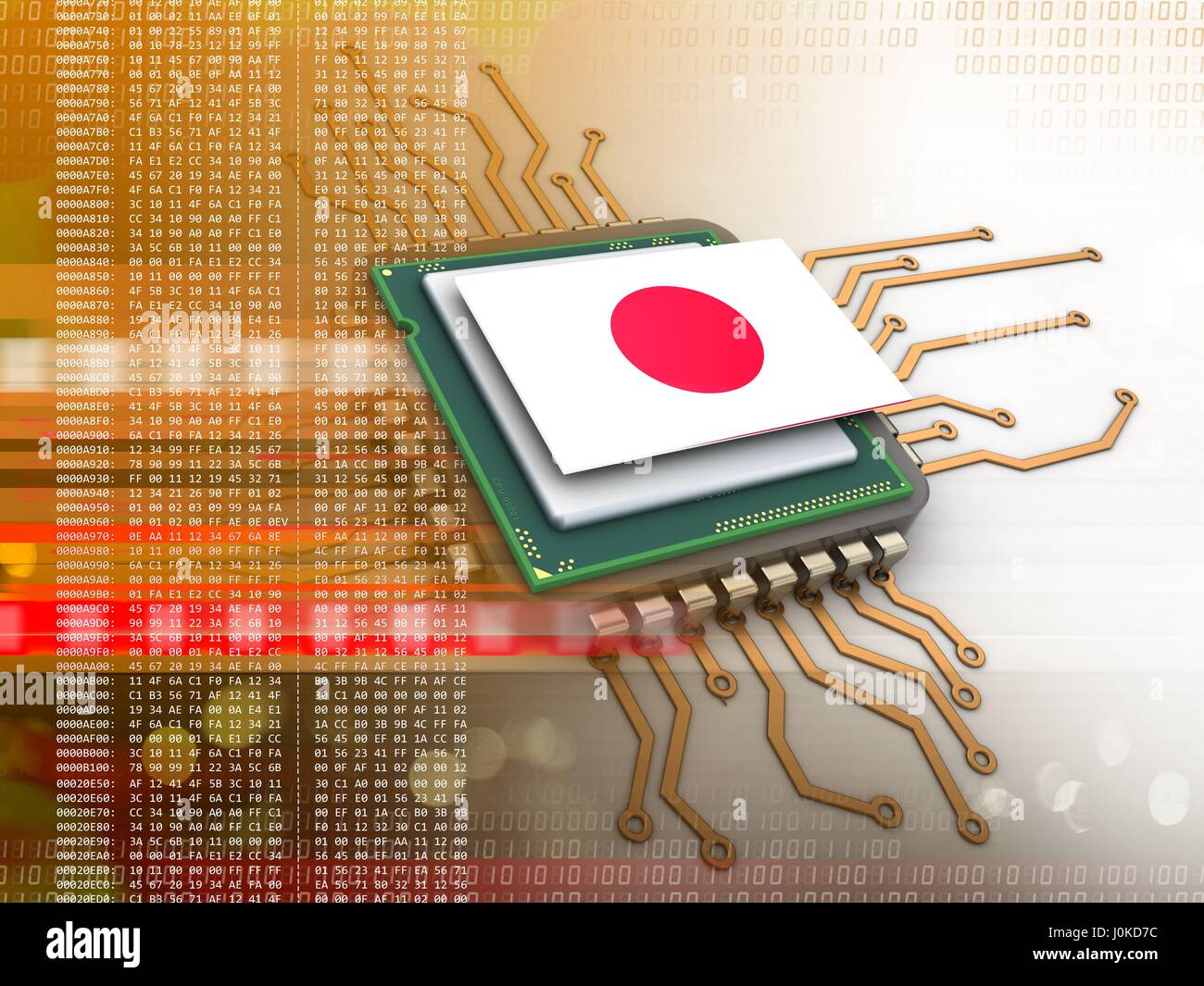 3d illustration of modern computer chip processor Stock Photo - Alamy