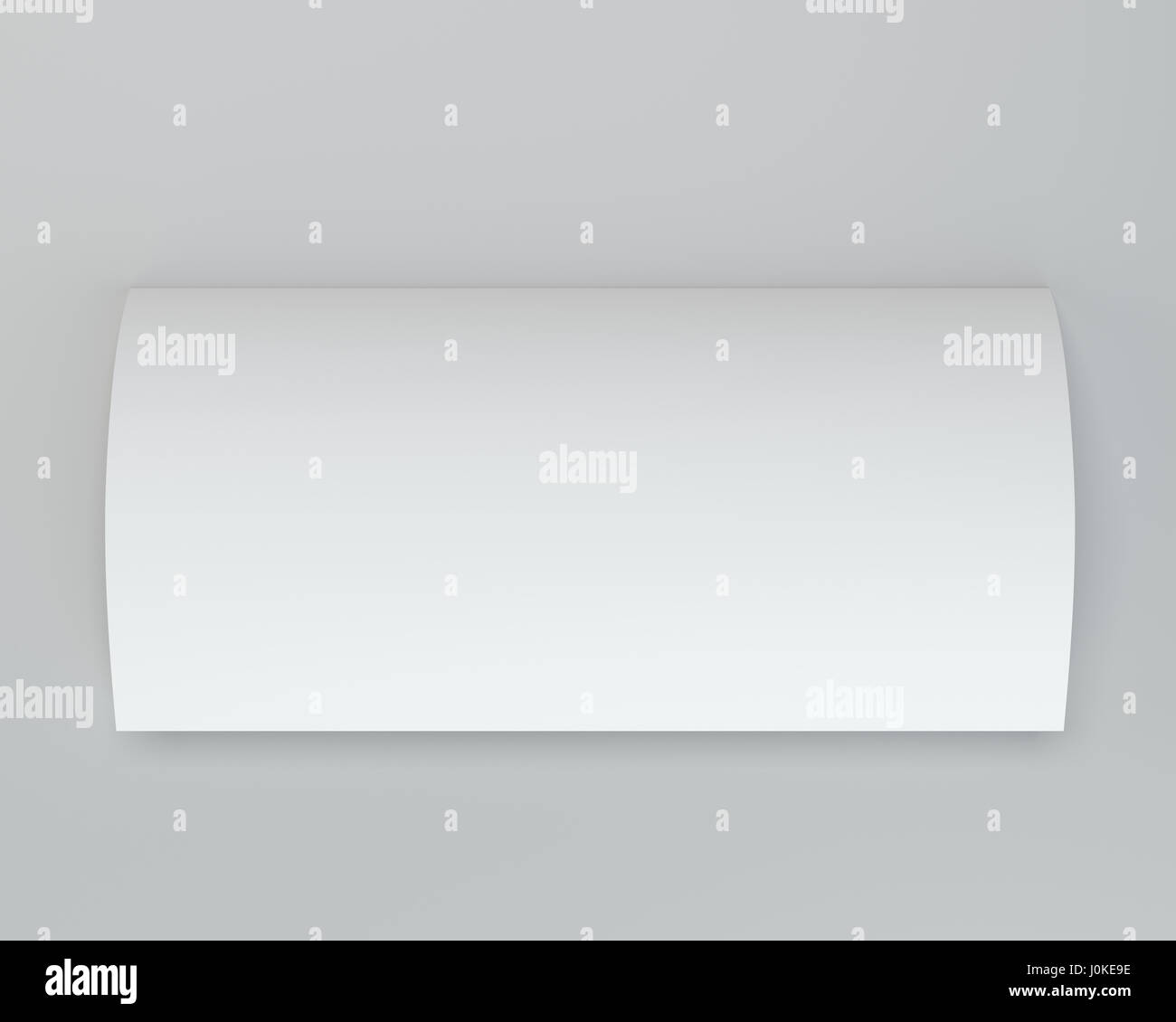 Folded white paper page sheet texture. 3d rendering Stock Photo - Alamy