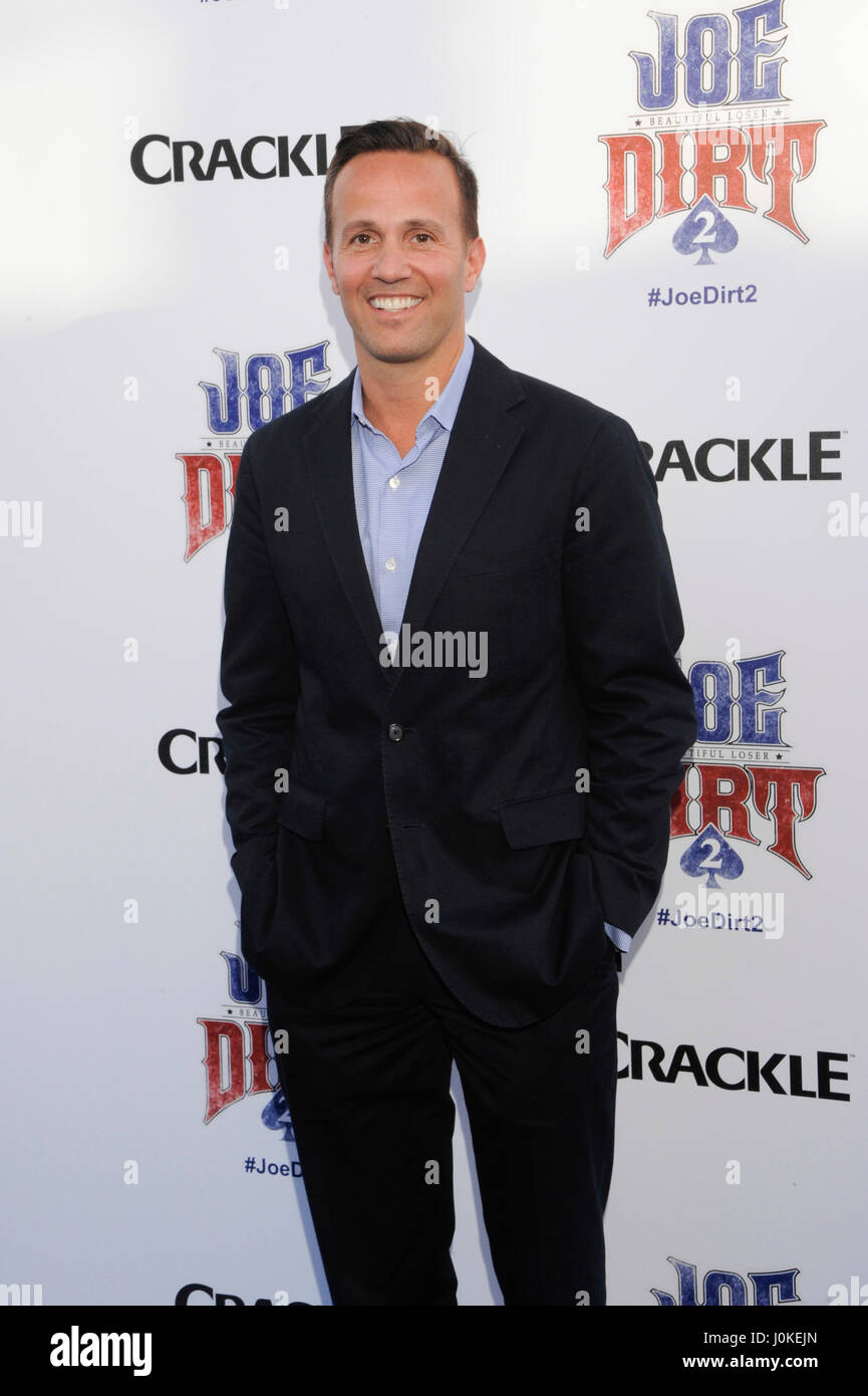 Crackle GM Eric Berger attends the Joe Dirt 2: Beautiful Loser premiere ...