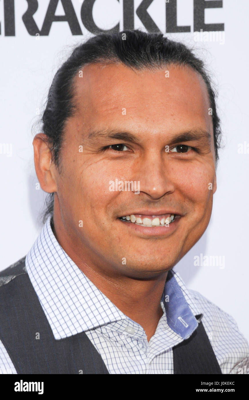 Adam Beach attends the Joe Dirt 2: Beautiful Loser premiere hosted by ...