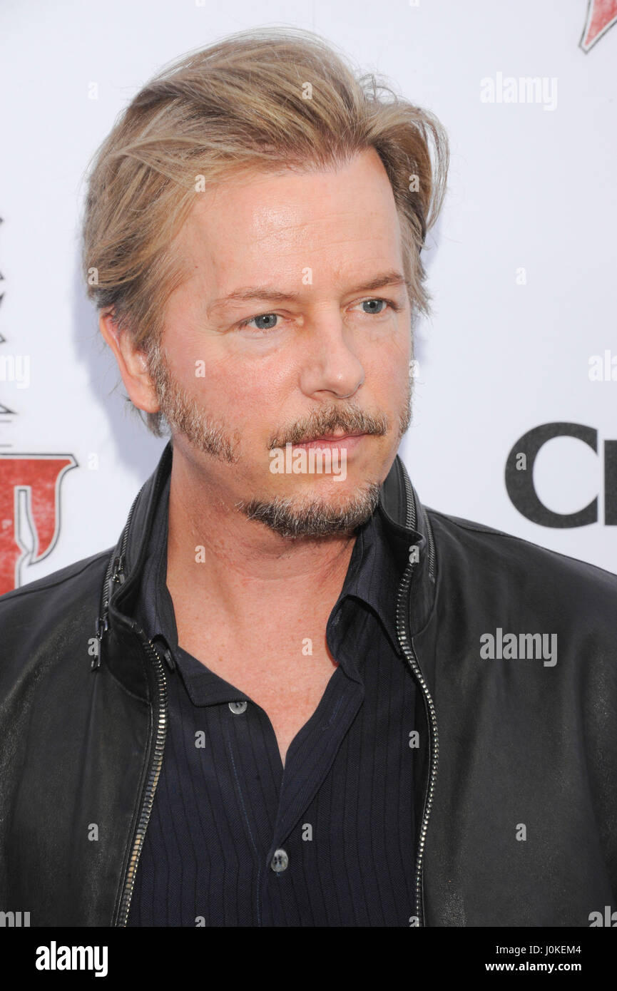 Actor David Spade attends the Joe Dirt 2: Beautiful Loser premiere ...