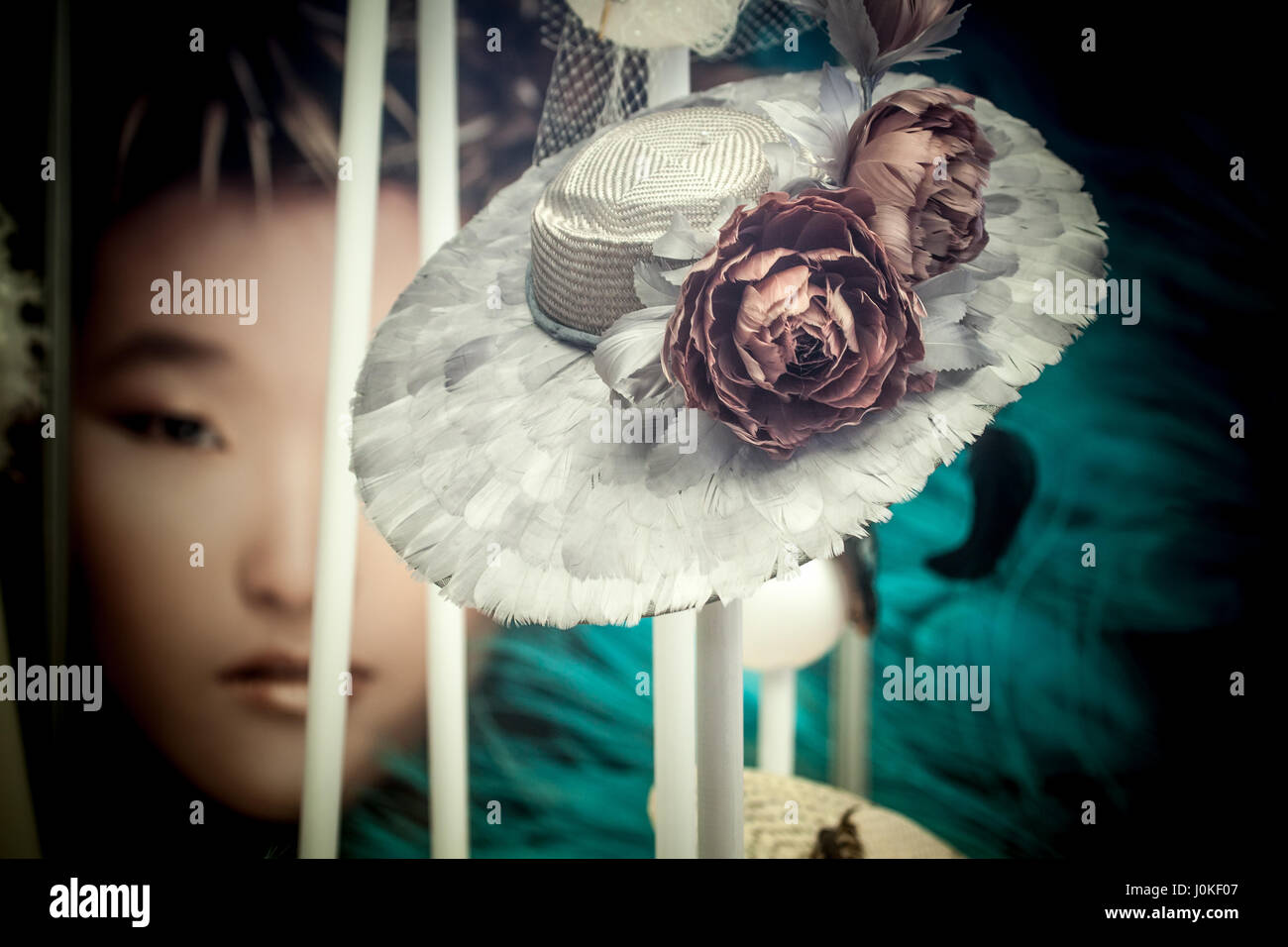 Pamela hat in exhibition Stock Photo - Alamy