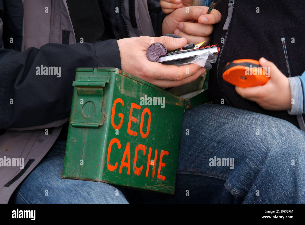 Geocache geo cache geocaching hi-res stock photography and images - Alamy