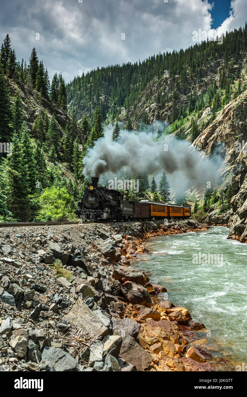 Durango and silverton narrow gauge railroad hi-res stock photography ...