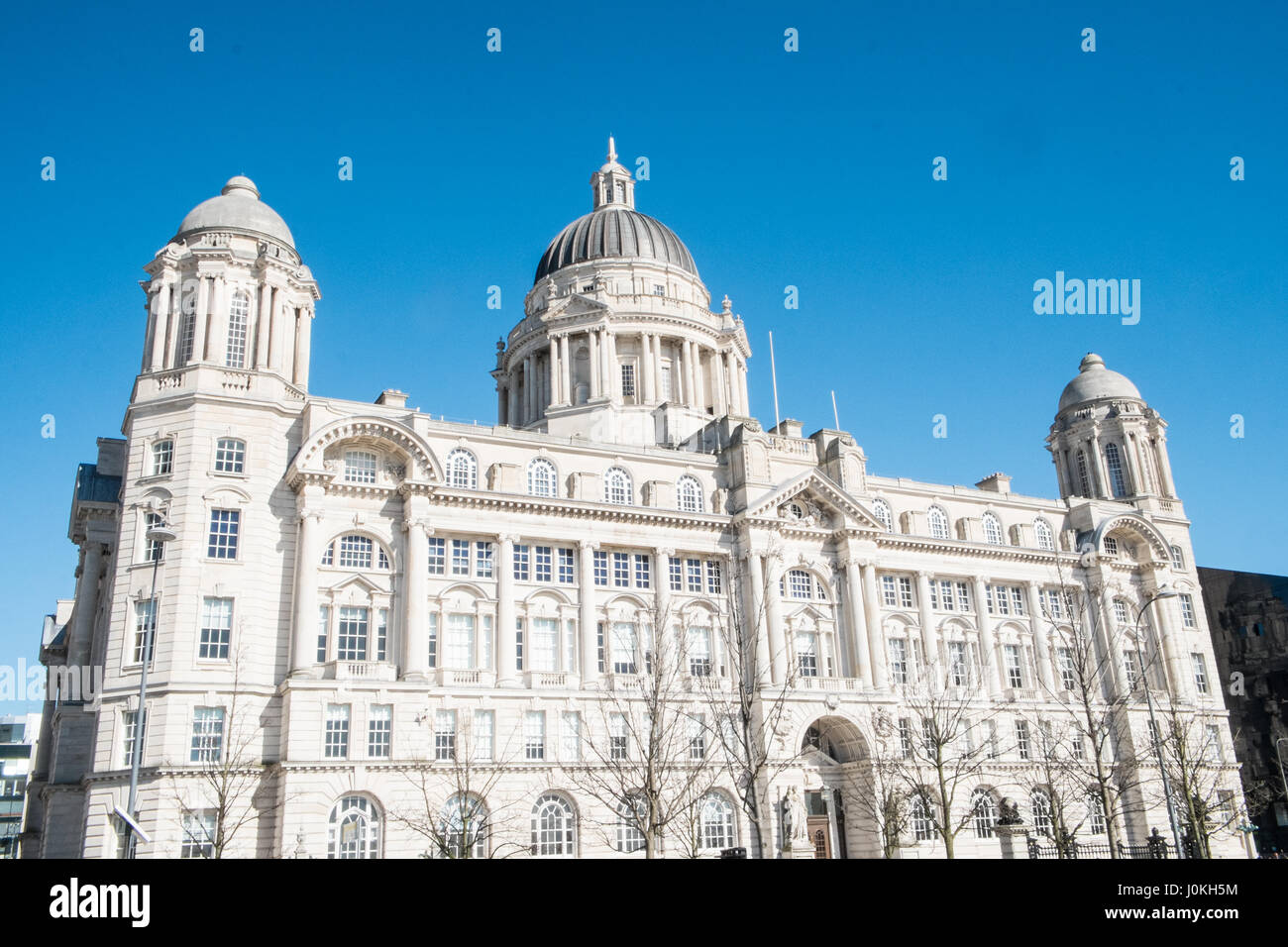Port of Liverpool,Building,Three Graces,Liverpool,Merseyside,England ...