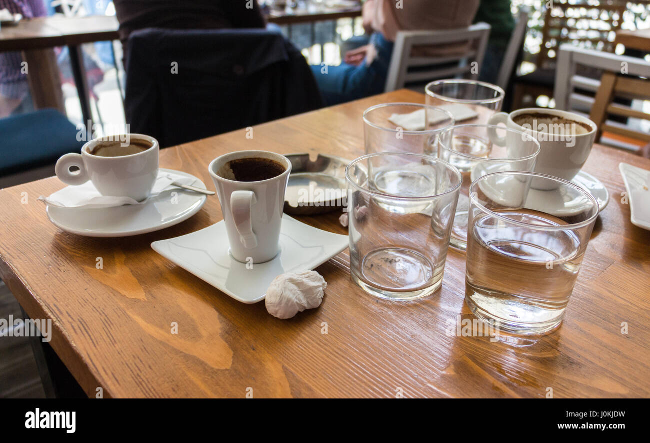 Cups of coffee leftover hi-res stock photography and images - Alamy