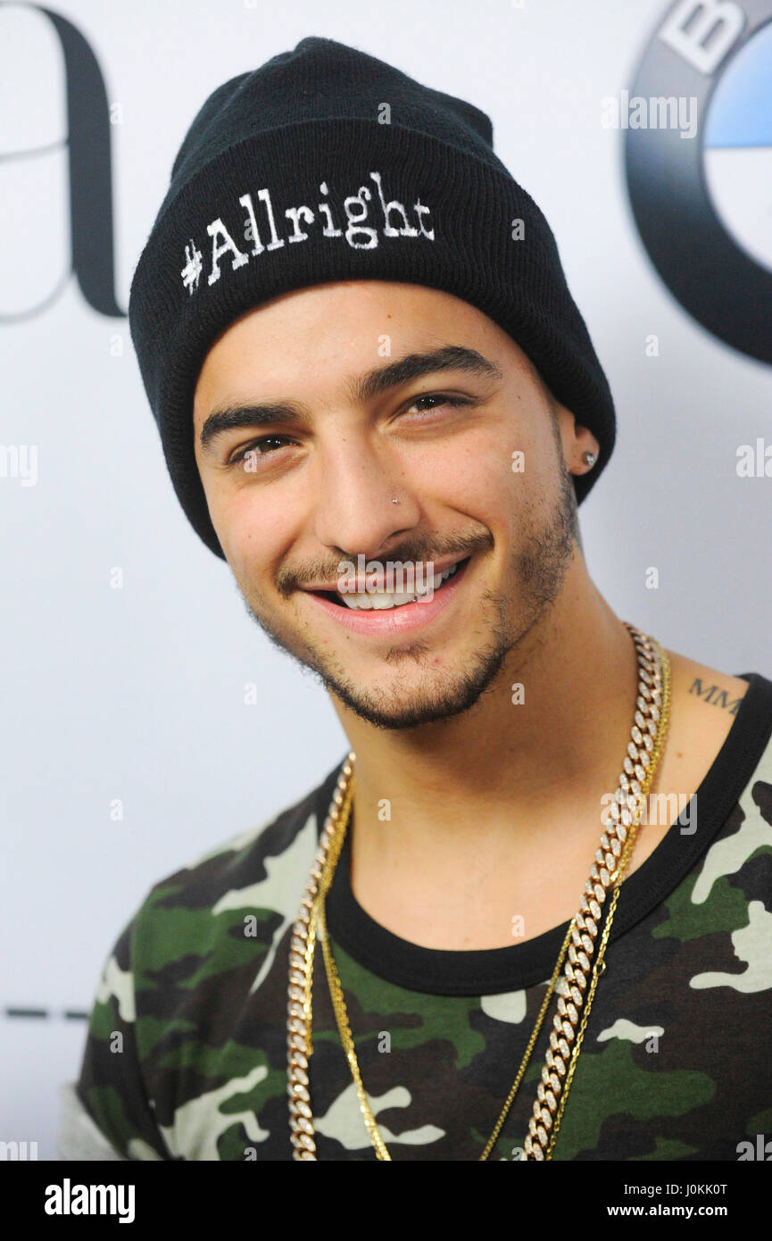 Maluma arrives at the Latina 'Hot List' Party at The London on October ...