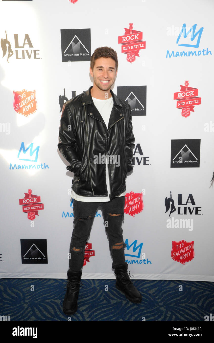 Singer Jake Miller attends The Salvation Army Rock The Red Kettle ...