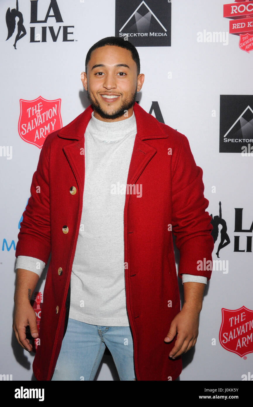 Actor Tahj Mowry attends The Salvation Army Rock The Red Kettle Concert ...