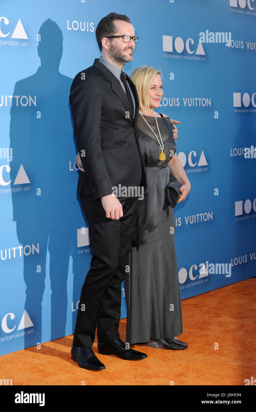 Eric White and Patricia Arquette arrives at the 2015 MOCA Gala ...