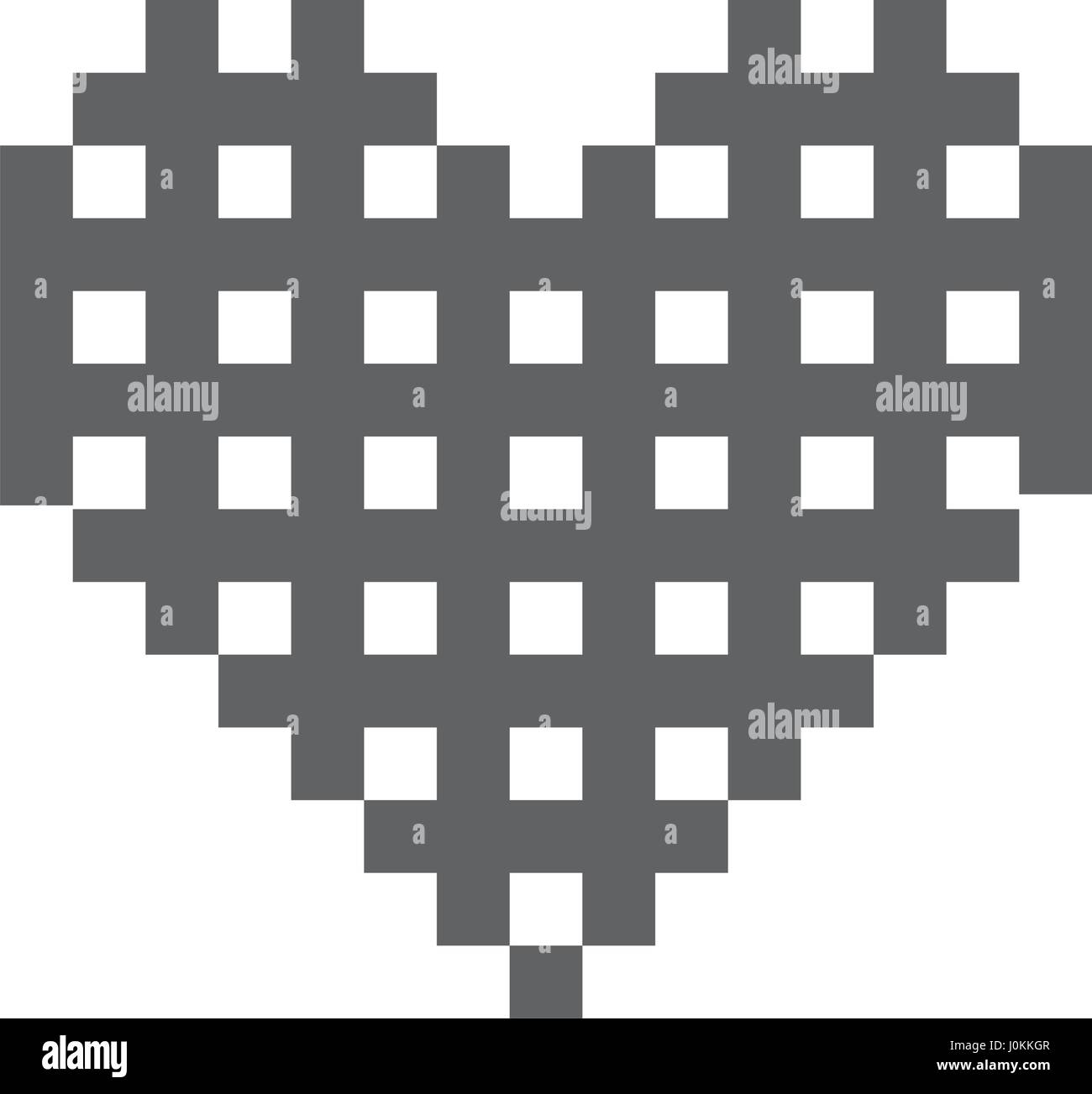 Heart pixels hi-res stock photography and images - Alamy