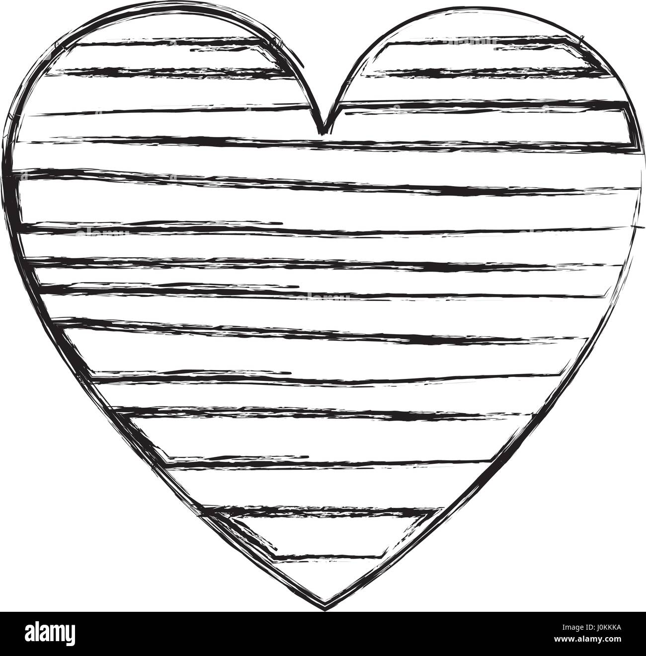 Blurred silhouette heart horizontal lines hi-res stock photography and ...