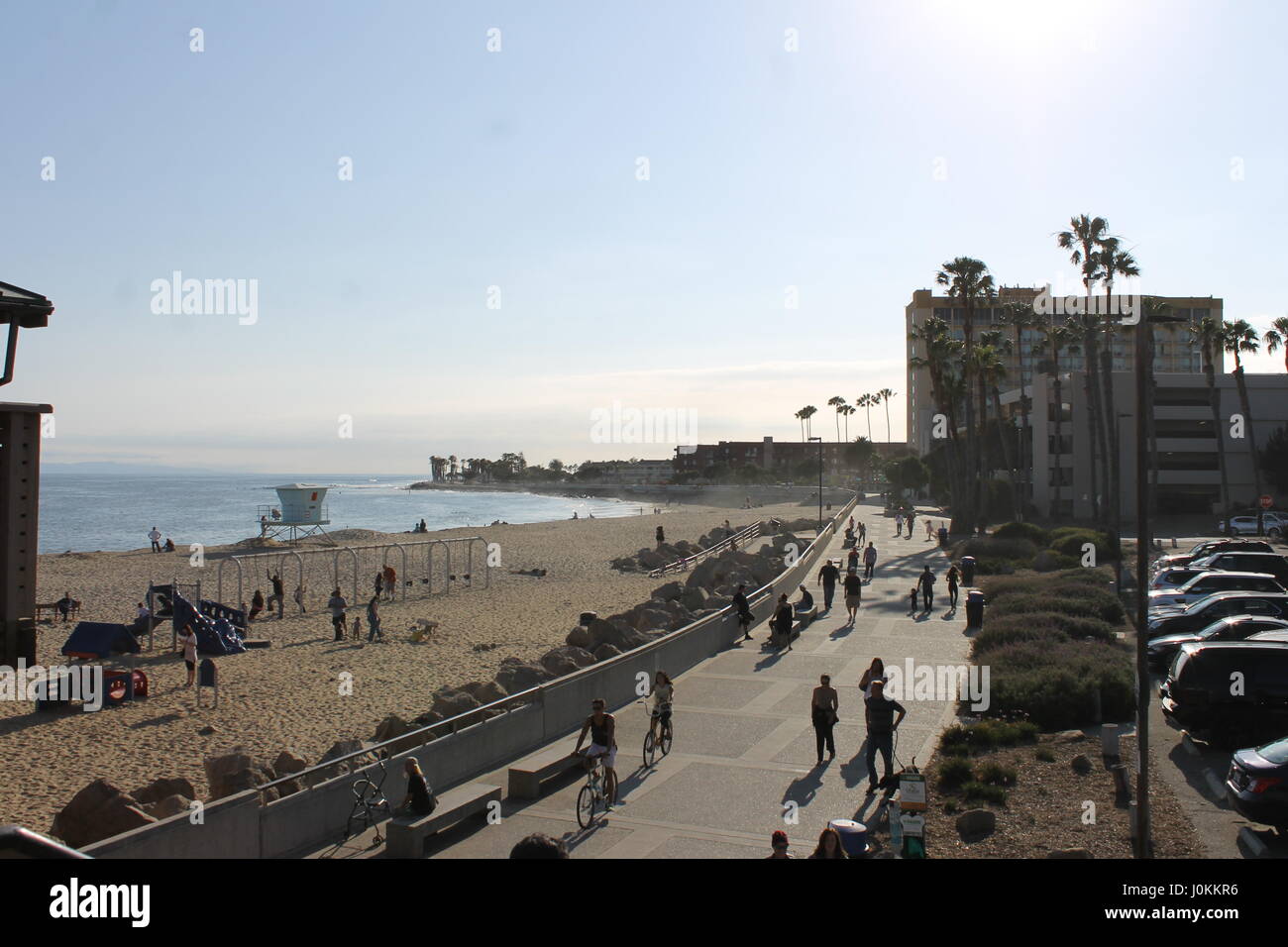 Overview of a beach Stock Photo - Alamy