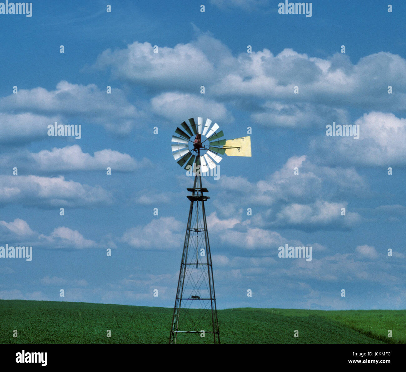 Windmill in field, Stanstead, Quebec, Canada Stock Photo - Alamy