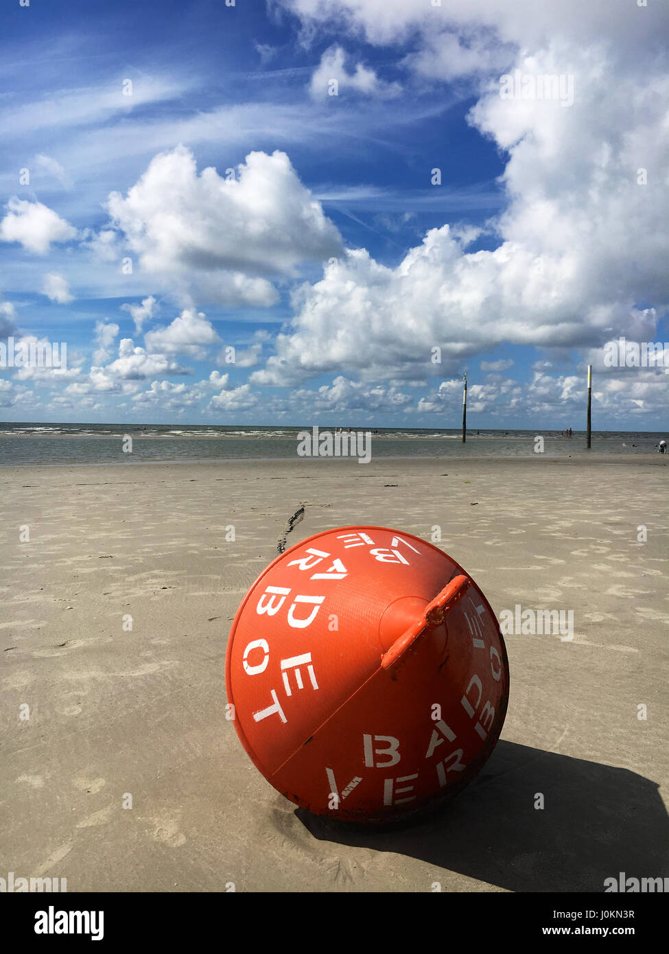 Buoy at the beach Stock Photo - Alamy