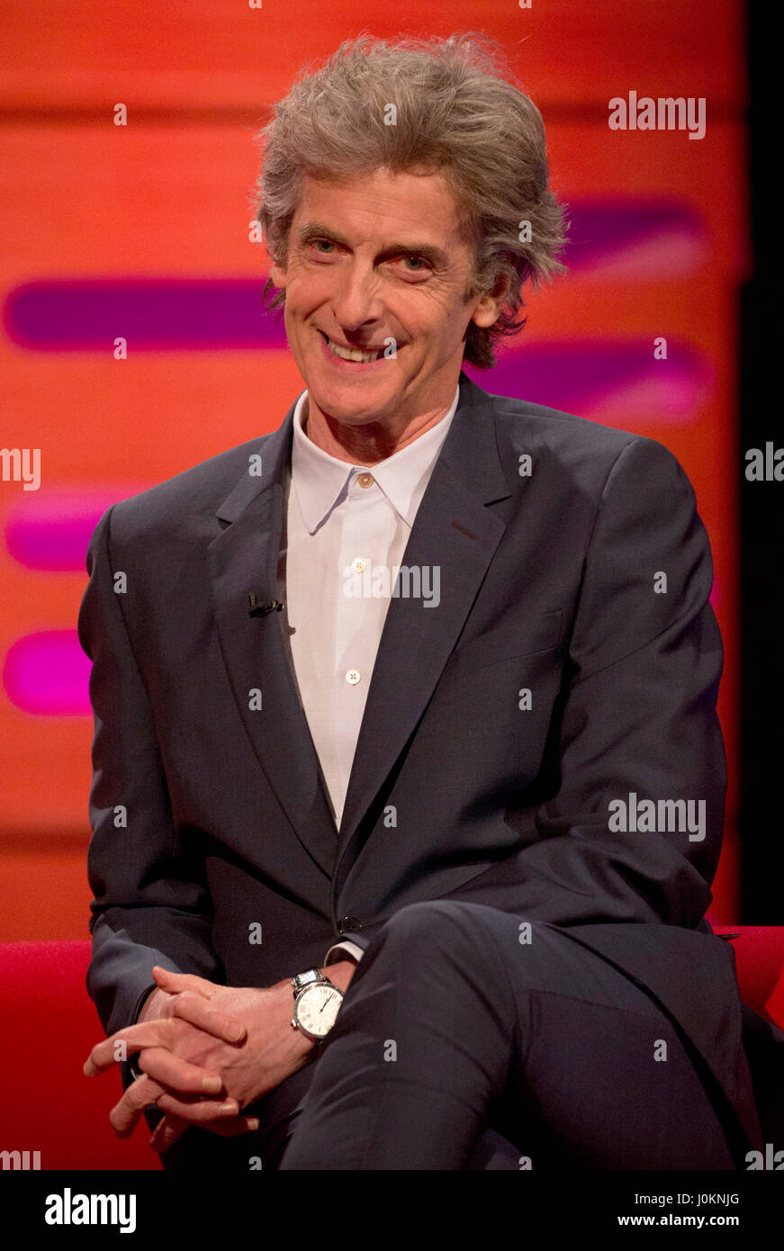 Peter Capaldi during the filming of the Graham Norton Show at The ...