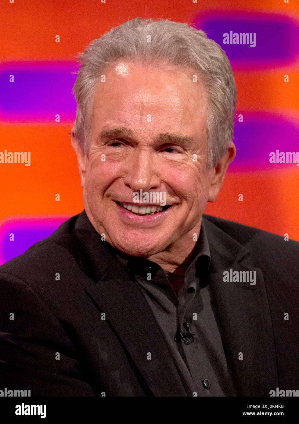 Warren Beatty during the filming of the Graham Norton Show at The ...
