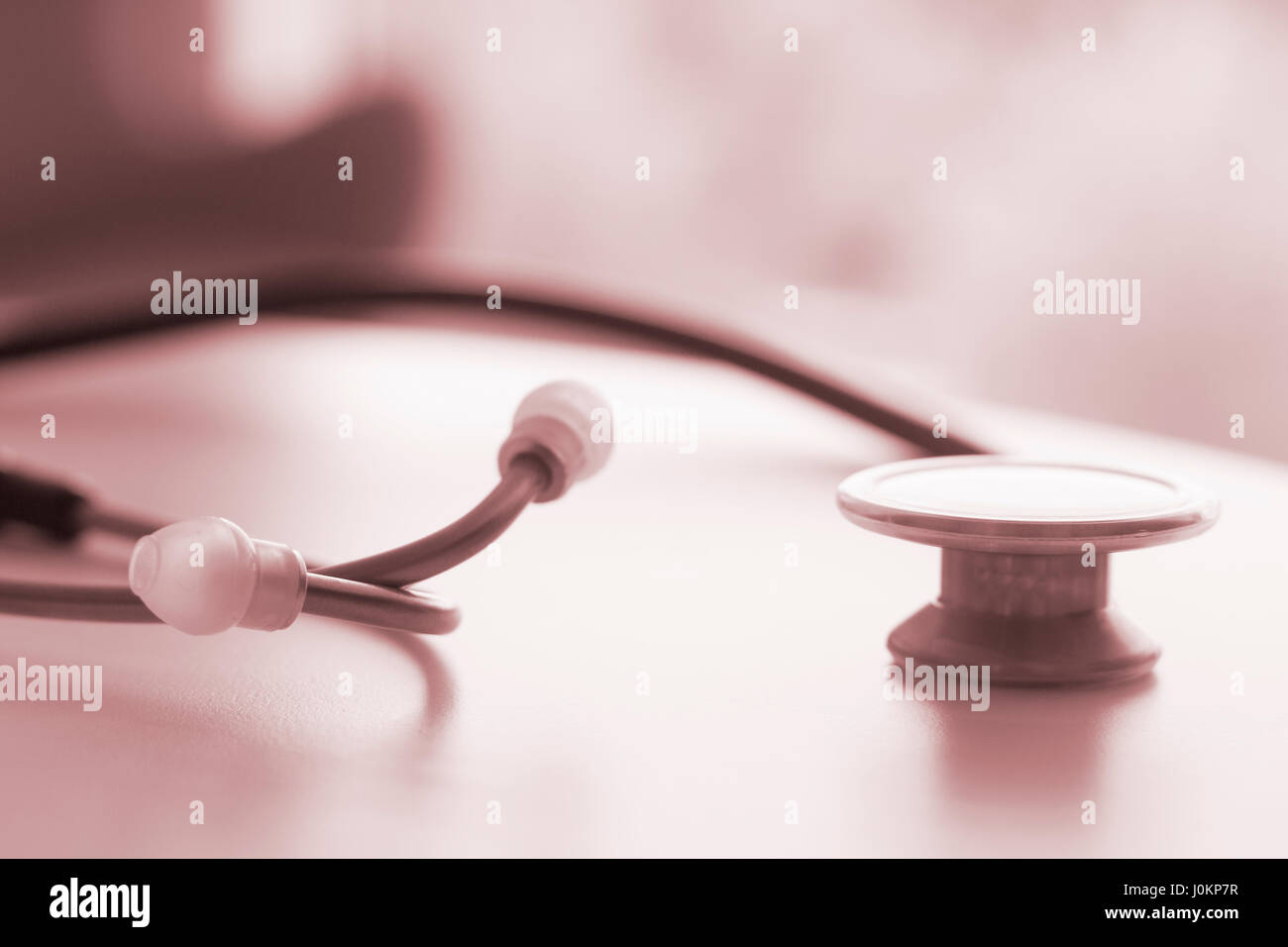 Doctors medical stethoscope heart rate monitoring equipment to listen ...