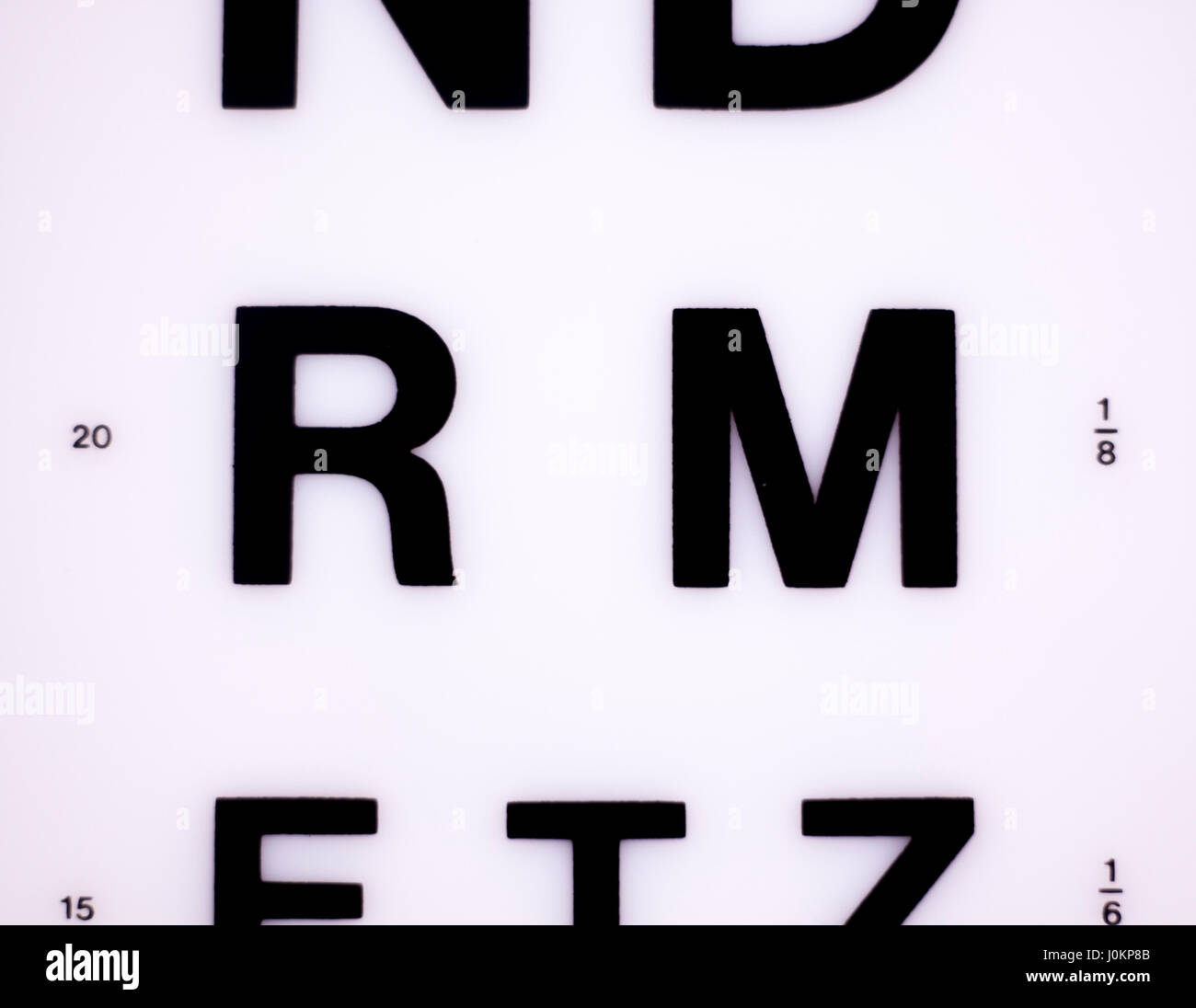 Opticians ophthalmology and optometry eye test chart to test sight and ...