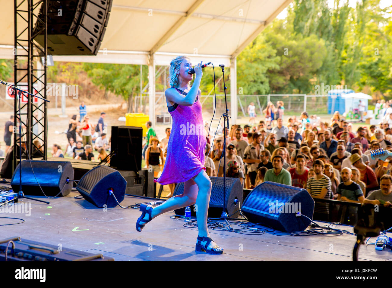 MADRID - SEP 10: Dagny (Norwegian pop musician) performs in concert at ...