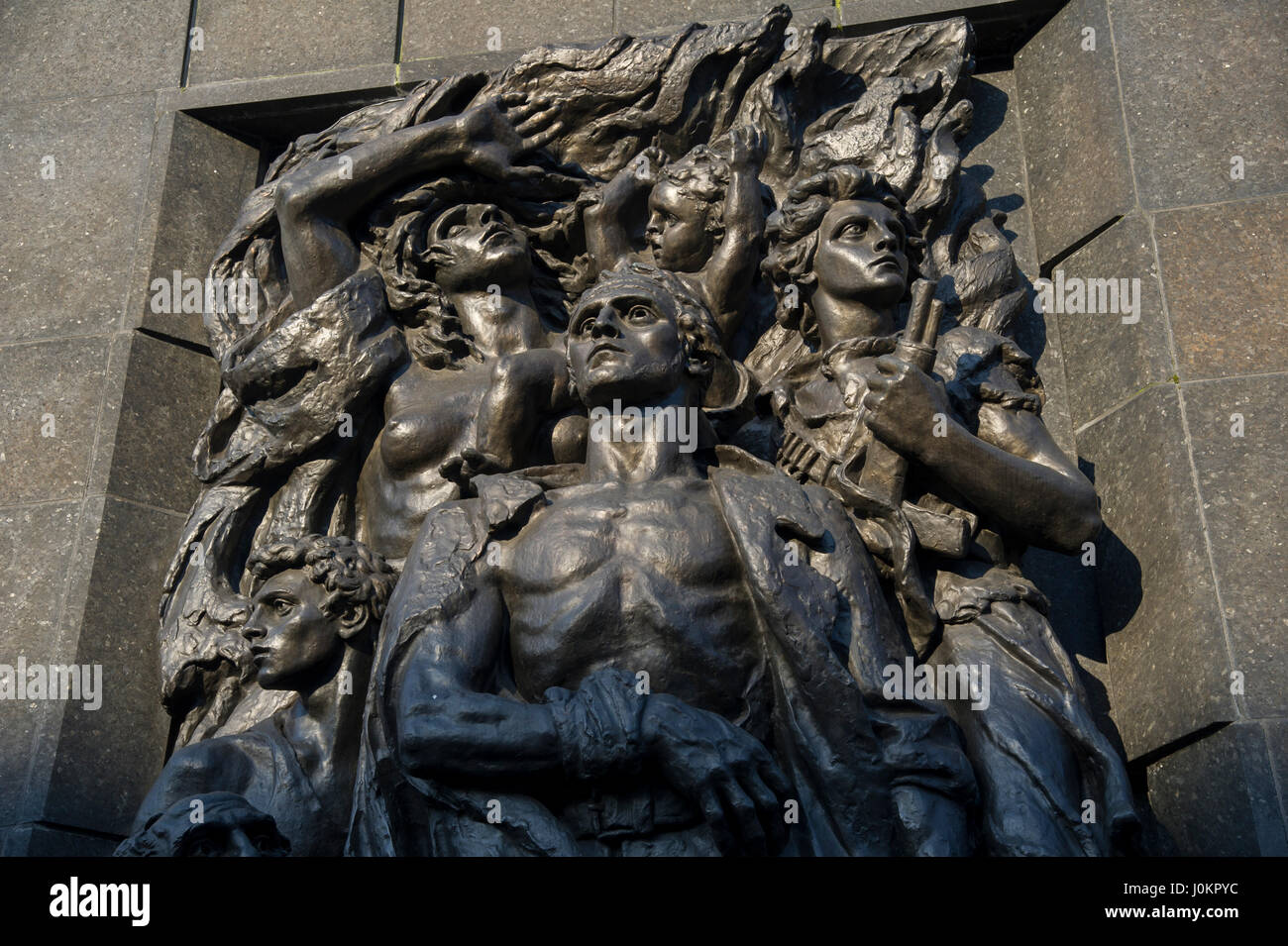 The Warsaw Ghetto Heroes Monument in Warsaw, Poland in Warsaw, Poland ...