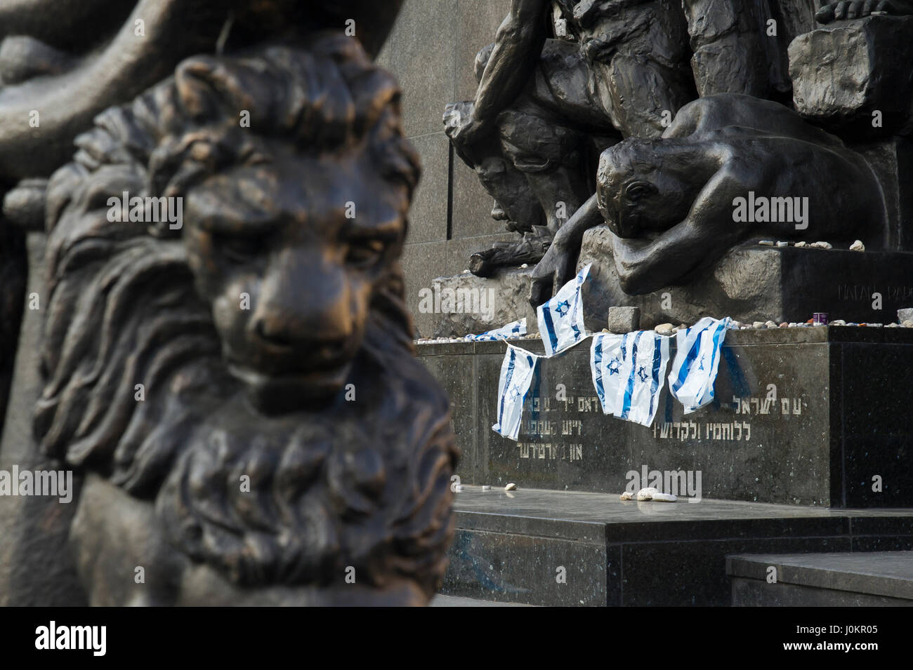 The Warsaw Ghetto Heroes Monument in Warsaw, Poland in Warsaw, Poland ...