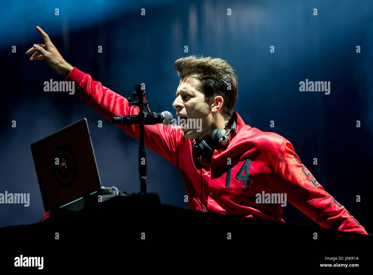 MADRID - SEP 10: Mark Ronson (famous musician, DJ, singer, songwriter ...