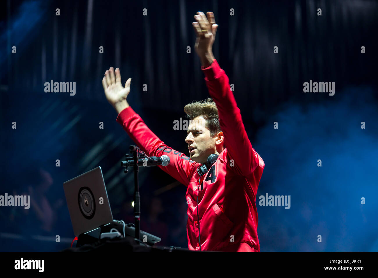 MADRID - SEP 10: Mark Ronson (famous musician, DJ, singer, songwriter ...