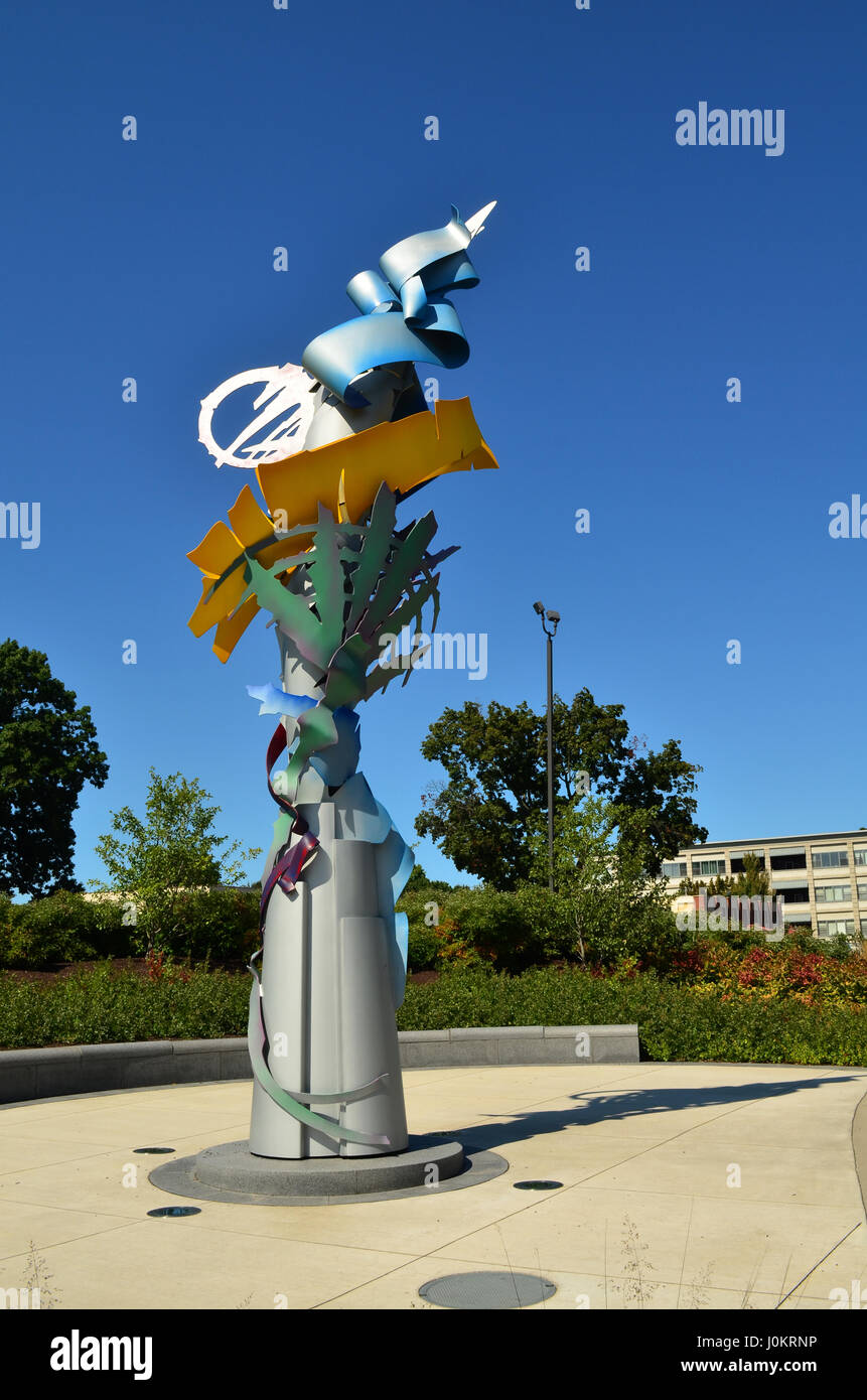 Freestyle sculpture, Rochester NY Stock Photo - Alamy