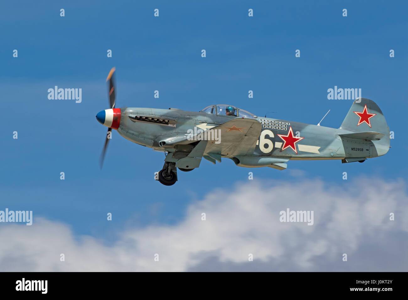 Airplane WWII YAK Soviet fighter Stock Photo - Alamy