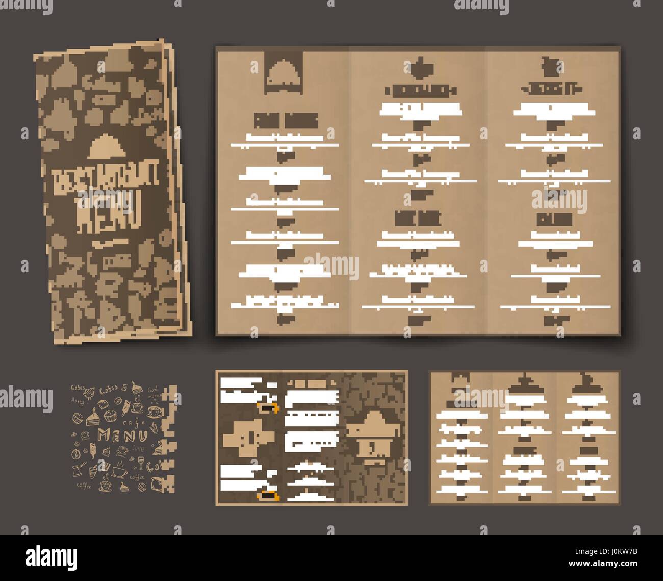 Triple dish Stock Vector Images - Alamy