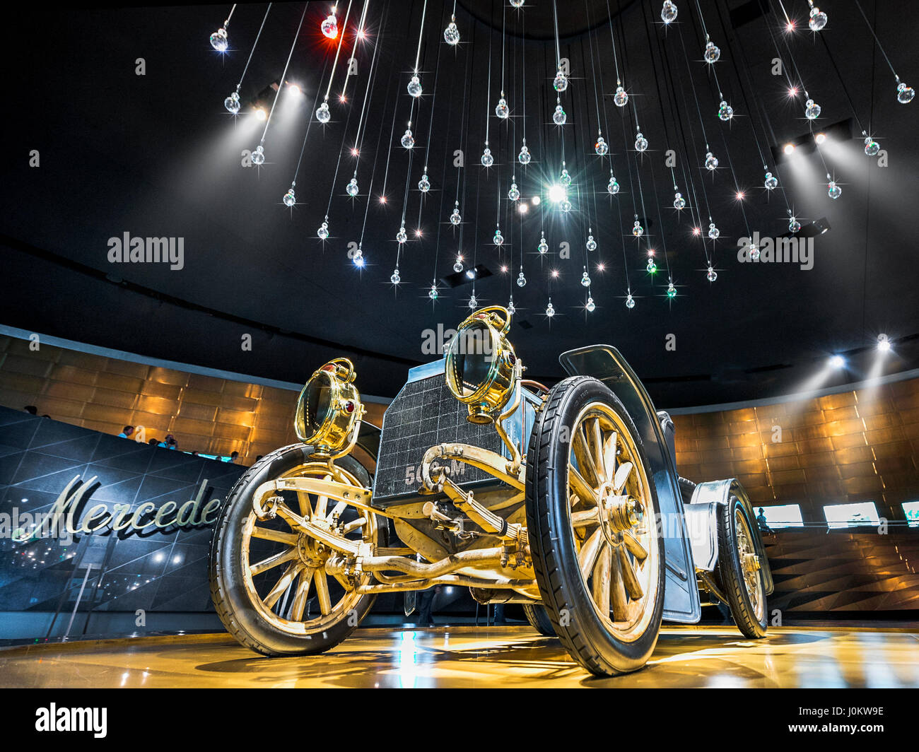 At the exposition of Mercedes Benz museum Stock Photo - Alamy