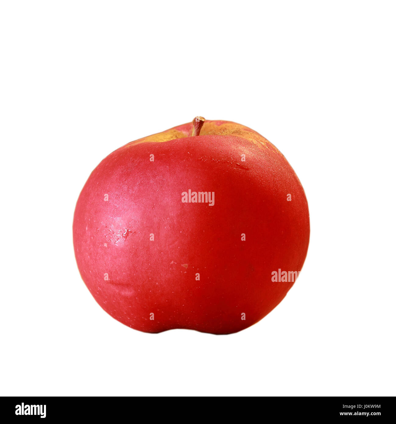 Fresh red apple isolated on white. With clipping path Stock Photo - Alamy