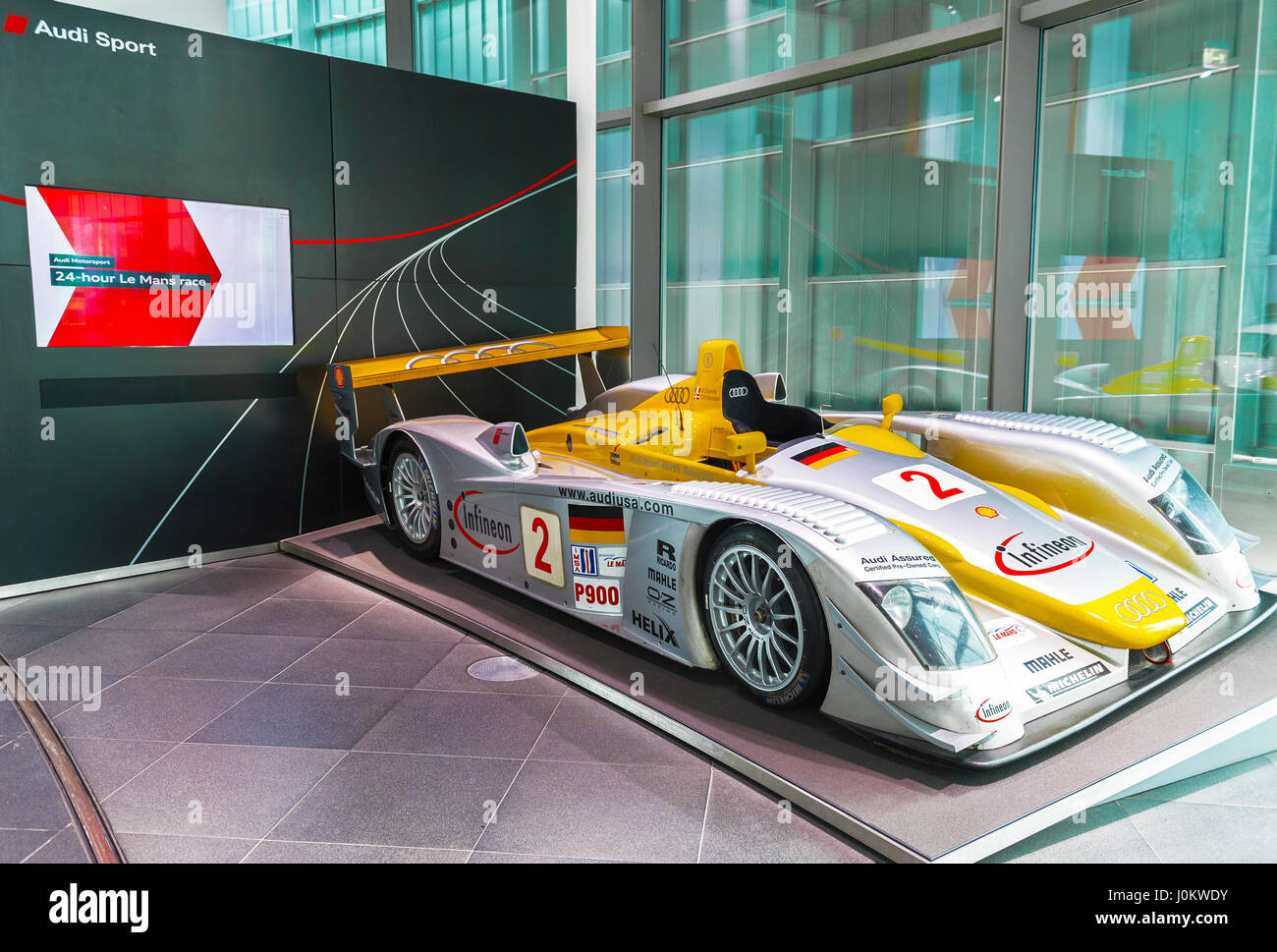 At the exposition of Audi museum Stock Photo - Alamy