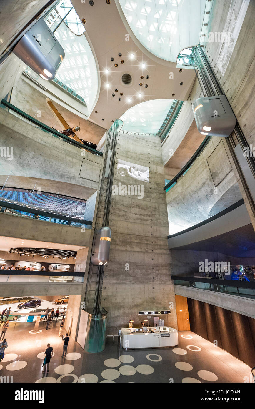 Visiting Mercedes Benz museum Stock Photo - Alamy