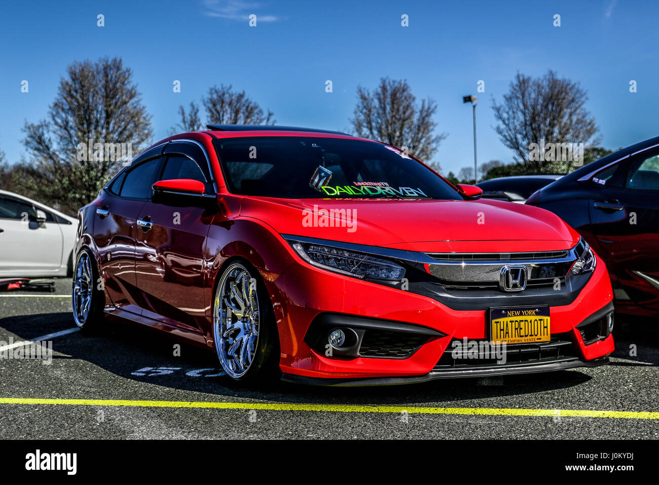 Stanced Civic Si