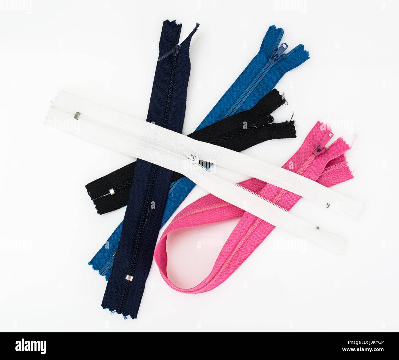 Accessories for repair and tailoring, zippers, threads, buttons. Studio ...