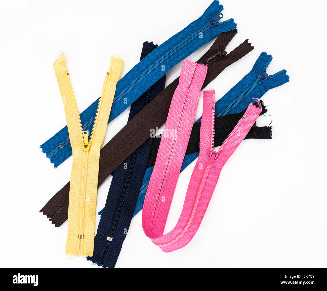 Accessories for repair and tailoring, zippers, threads, buttons. Studio ...