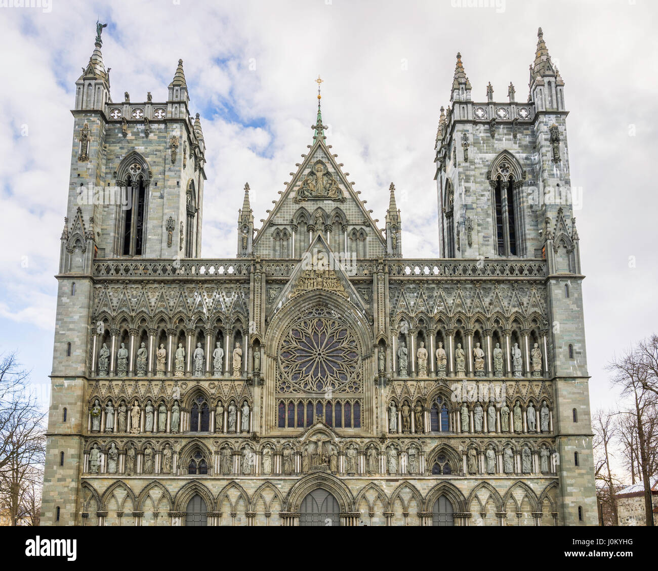 Nidaros cathedral hi-res stock photography and images - Alamy
