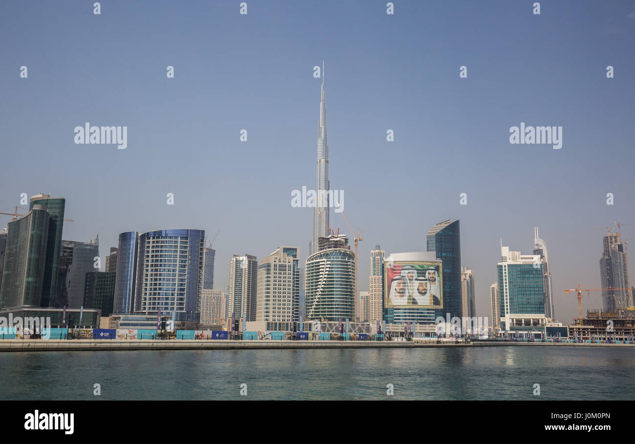 New dubai skyline hi-res stock photography and images - Alamy