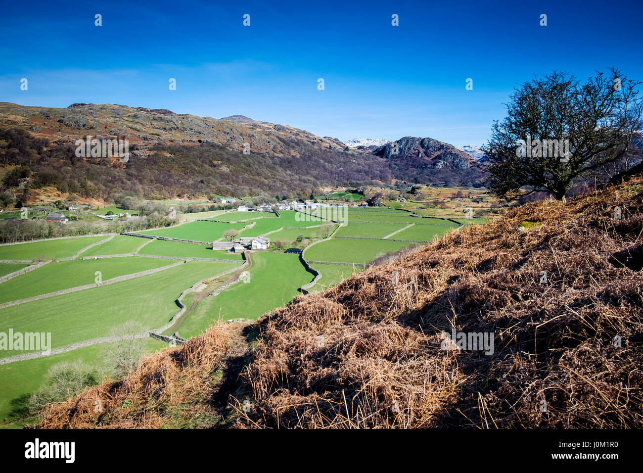 Duddon Valley, Dunnerdale with Wallowbarrow in background, Lake ...