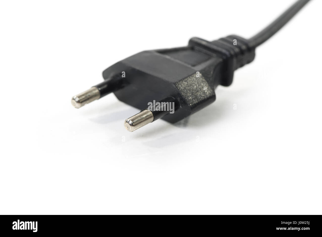 Electric plug isolated on the white background Stock Photo - Alamy