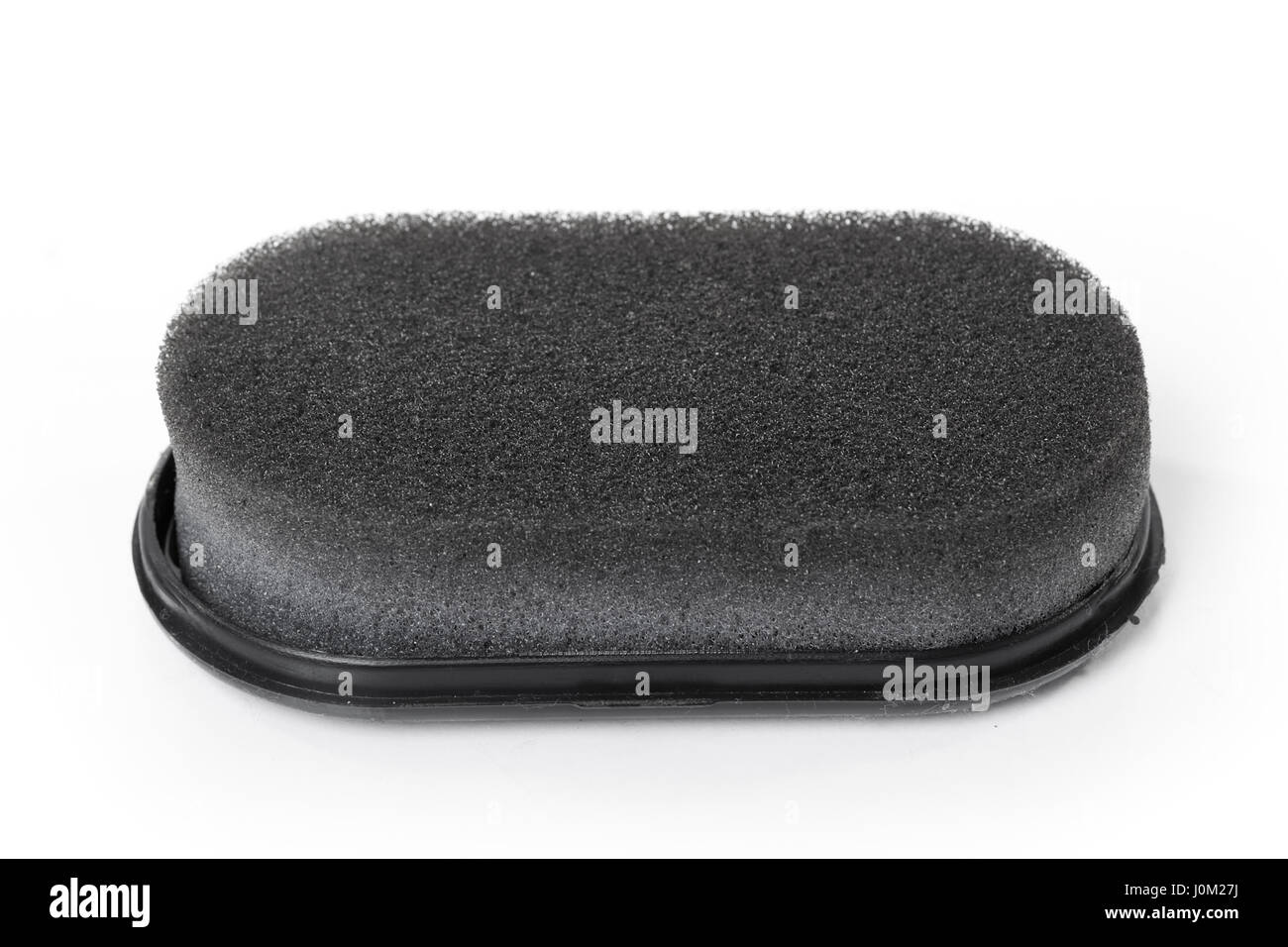 Shoe shine sponge isolated on white background Stock Photo - Alamy